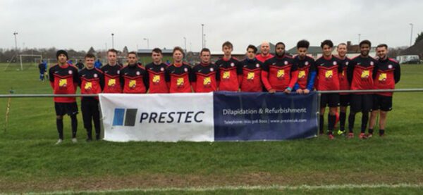 Prestec Sponsors Football Team : Prestec